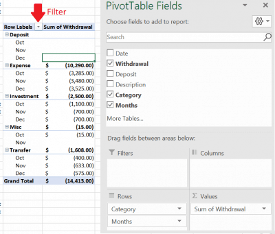 Here's How I Track Spending in Excel Using Pivot Tables