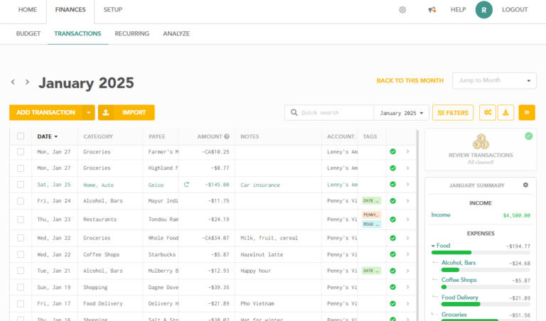 Lunch Money Review: Automated Budgeting Fast and Simple